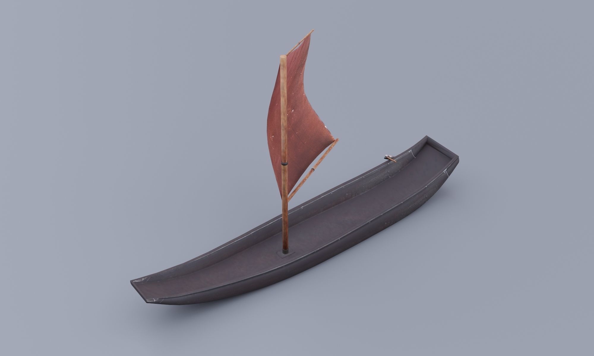 3D model Simple Low Poly Boat VR / AR / low-poly | CGTrader