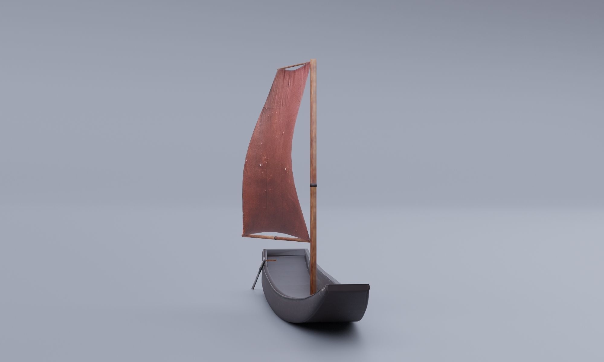 3D model Simple Low Poly Boat VR / AR / low-poly | CGTrader