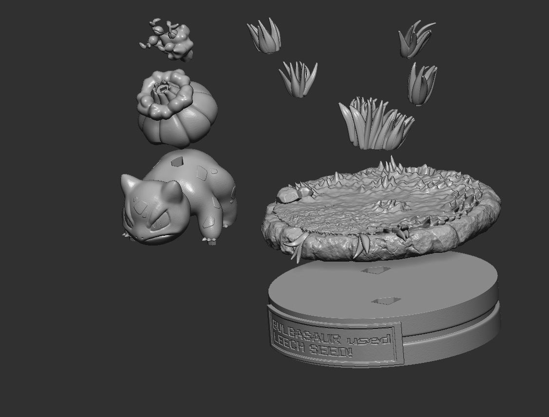 KANTO STARTERS 3D model | CGTrader