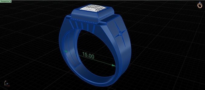 Men Ring 3dm Model 3D model 3D printable | CGTrader