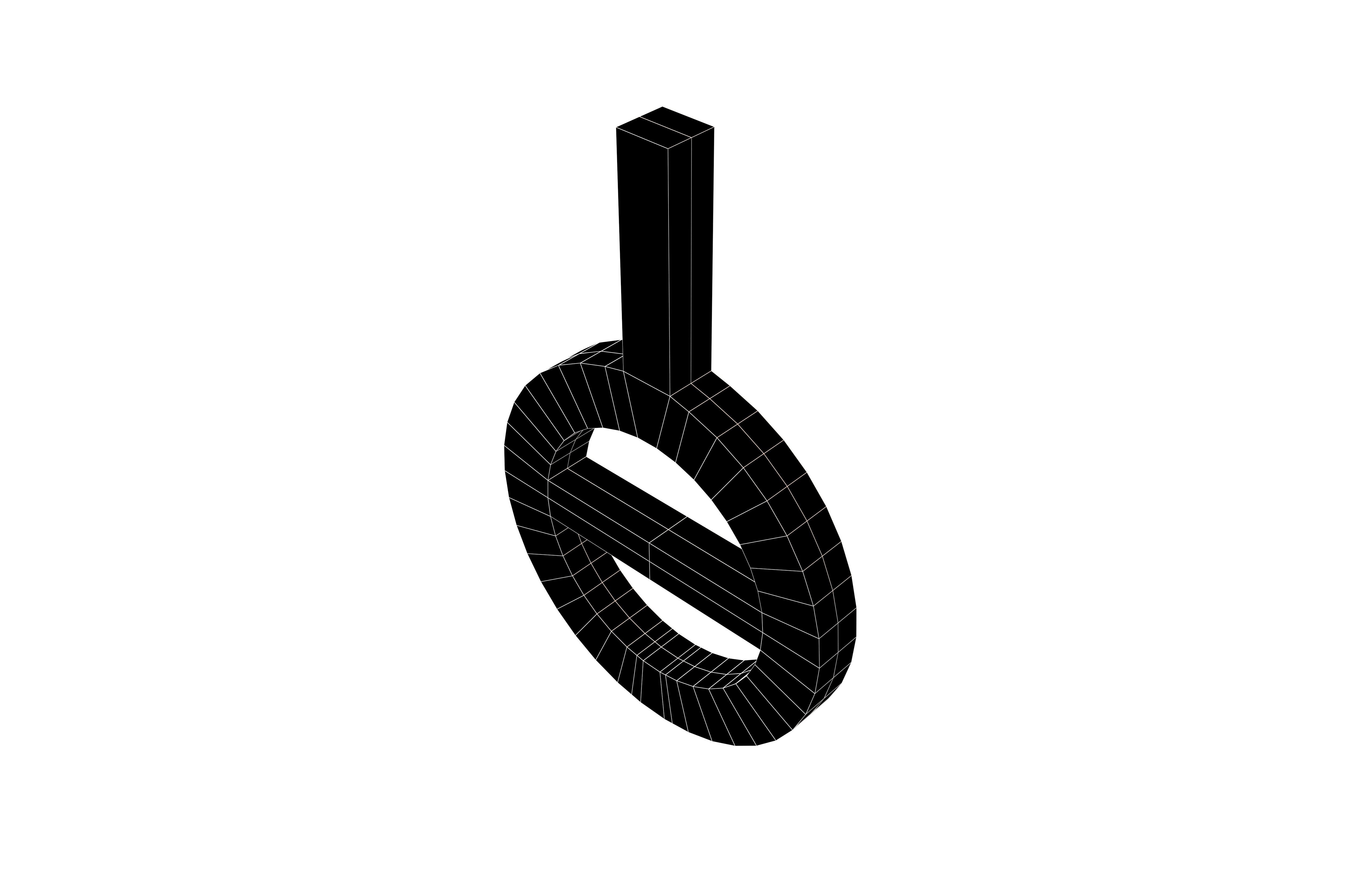 3D model Agender Symbol V1 001 VR / AR / low-poly | CGTrader
