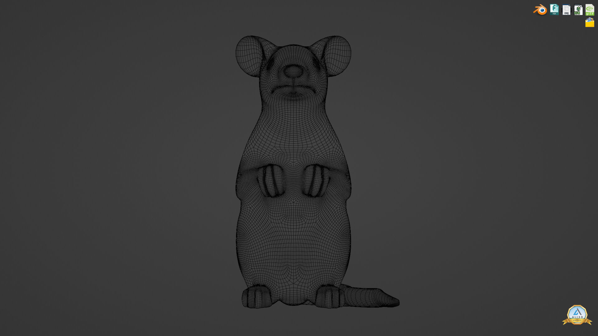 Mouse Rat Rodent 3D model 3D printable | CGTrader