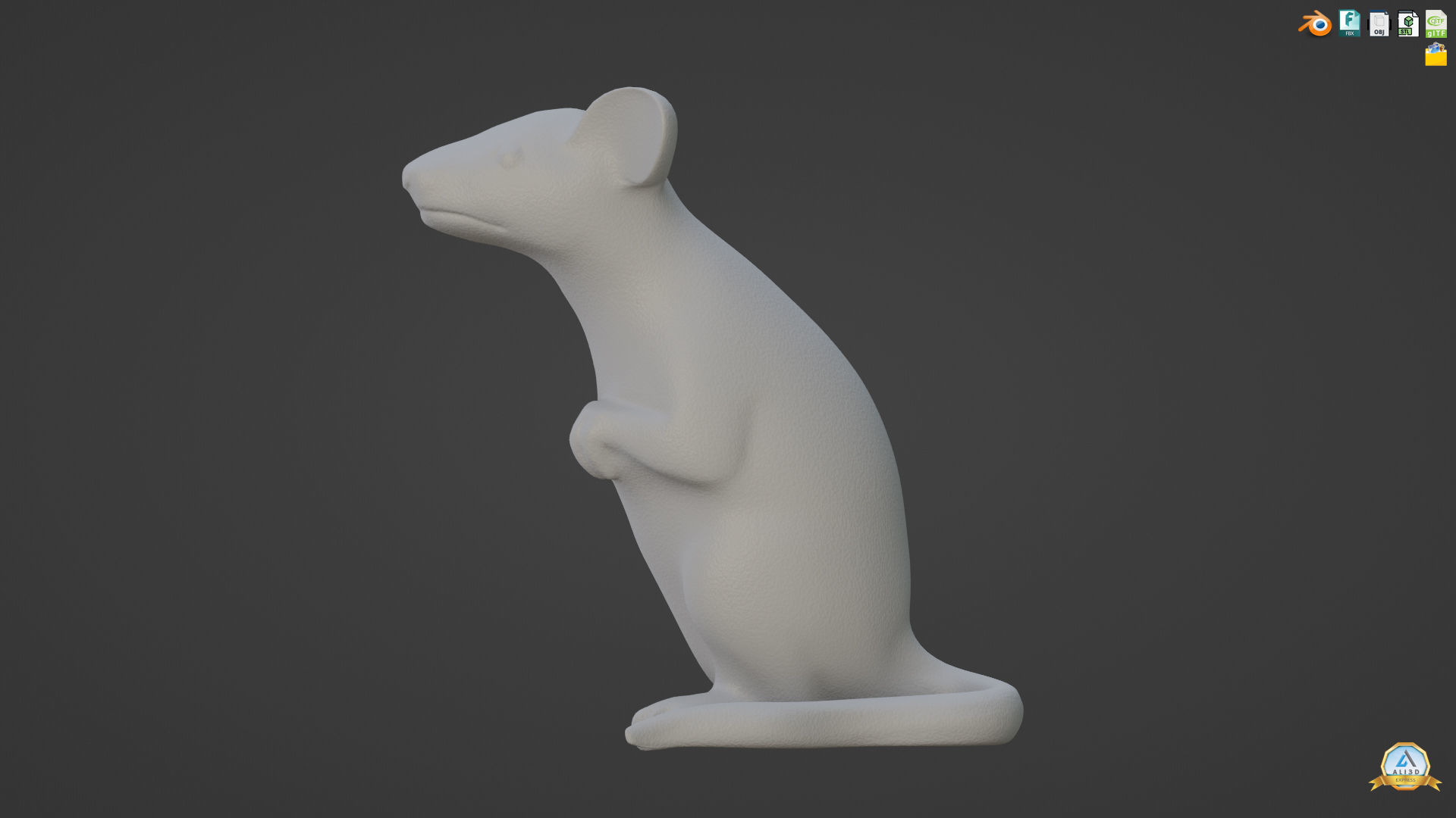 Mouse Rat Rodent 3D model 3D printable | CGTrader
