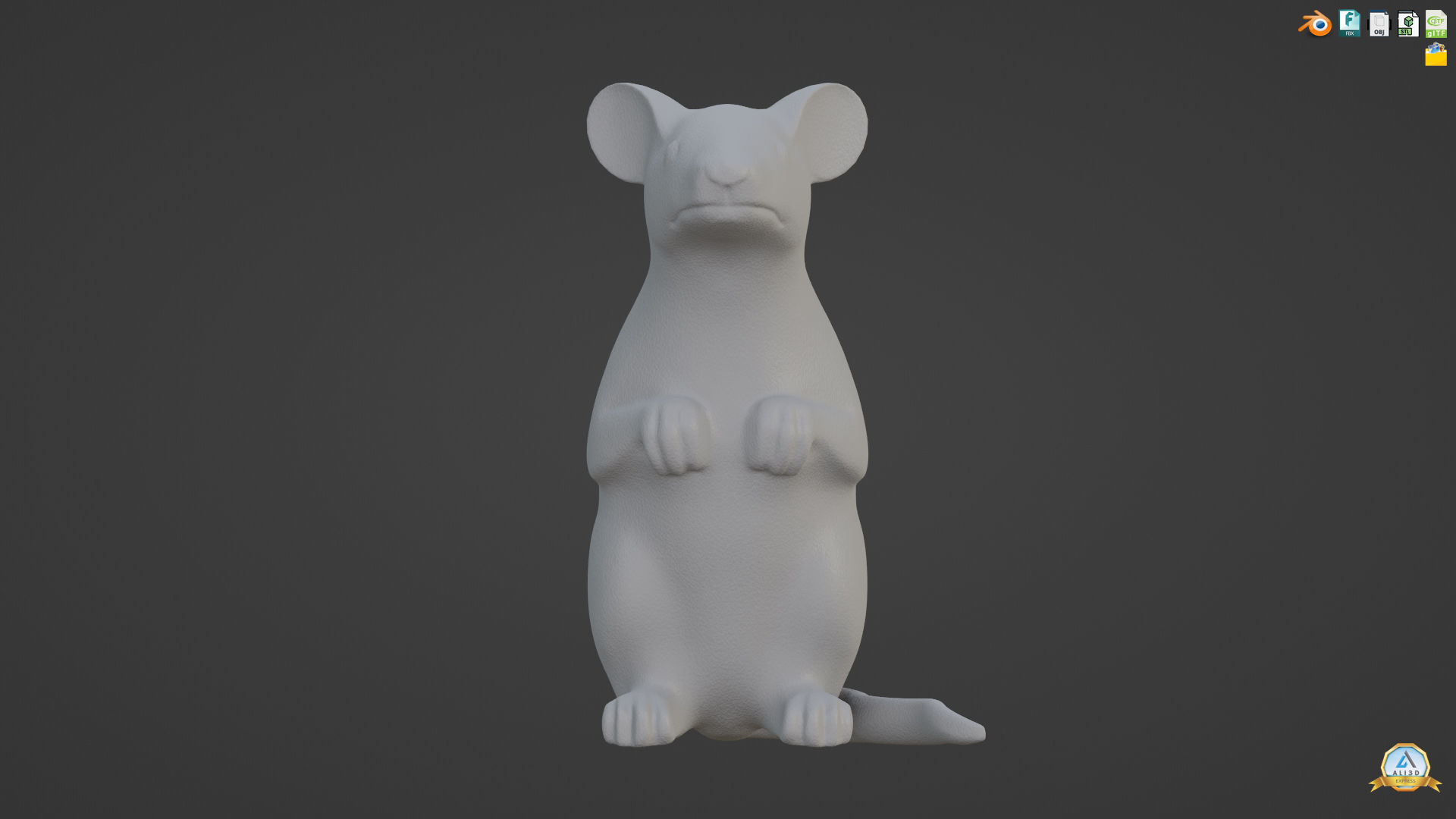 Mouse Rat Rodent 3D model 3D printable | CGTrader