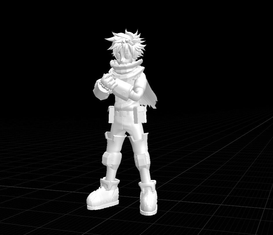 Deku Zeta Suit - My Hero Academia 3D model rigged | CGTrader