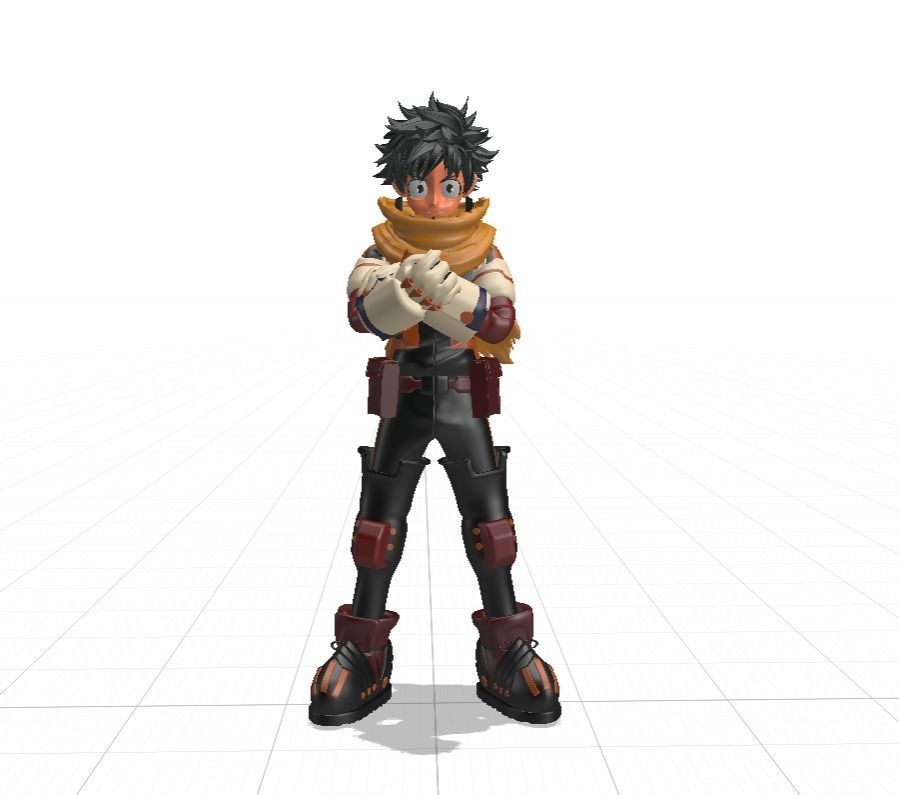 Deku Zeta Suit - My Hero Academia 3D model rigged | CGTrader