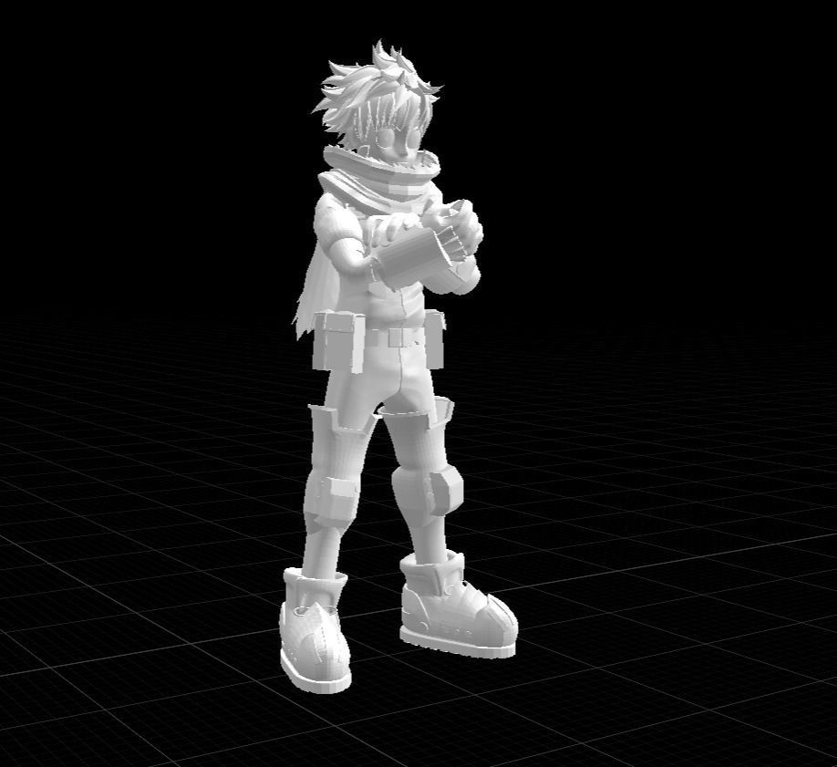 Deku Zeta Suit - My Hero Academia 3D model rigged | CGTrader