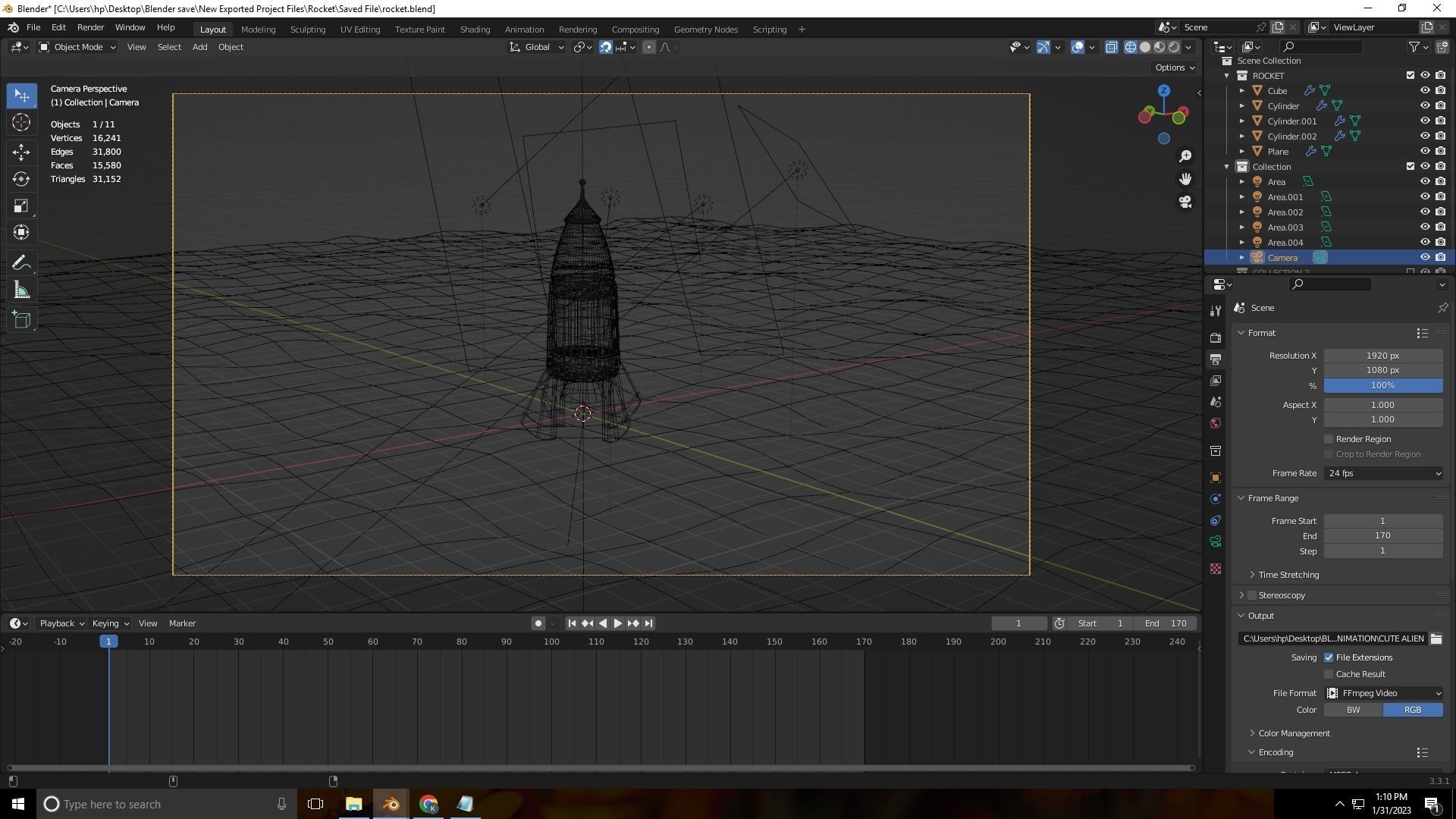 3D model Low Polly 3D Rocket VR / AR / low-poly | CGTrader