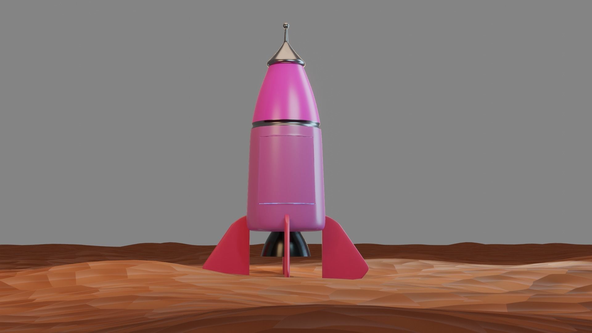 3D model Low Polly 3D Rocket VR / AR / low-poly | CGTrader