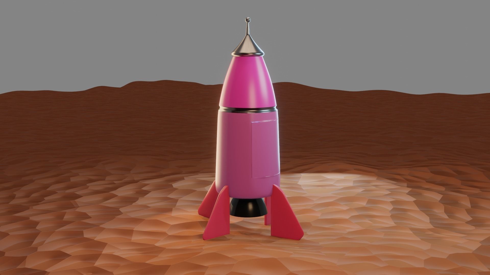 3D model Low Polly 3D Rocket VR / AR / low-poly | CGTrader