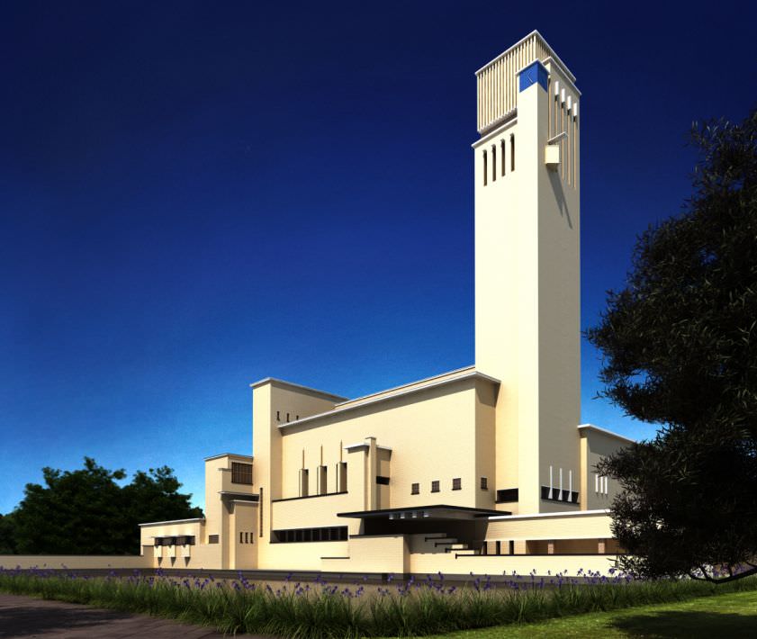 Modern Church Tall Building 3D model | CGTrader