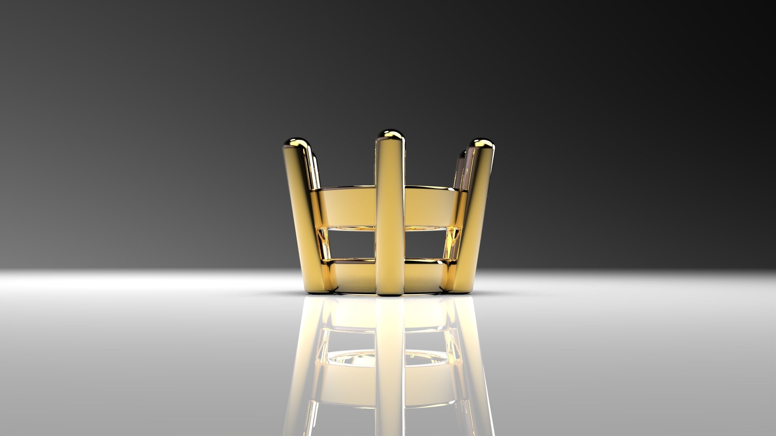 Oval shape 6 prong setting stud earrings or solitaite ring heads 3D ...