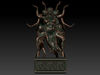Hecate statue of demon 3D model 3D printable | CGTrader
