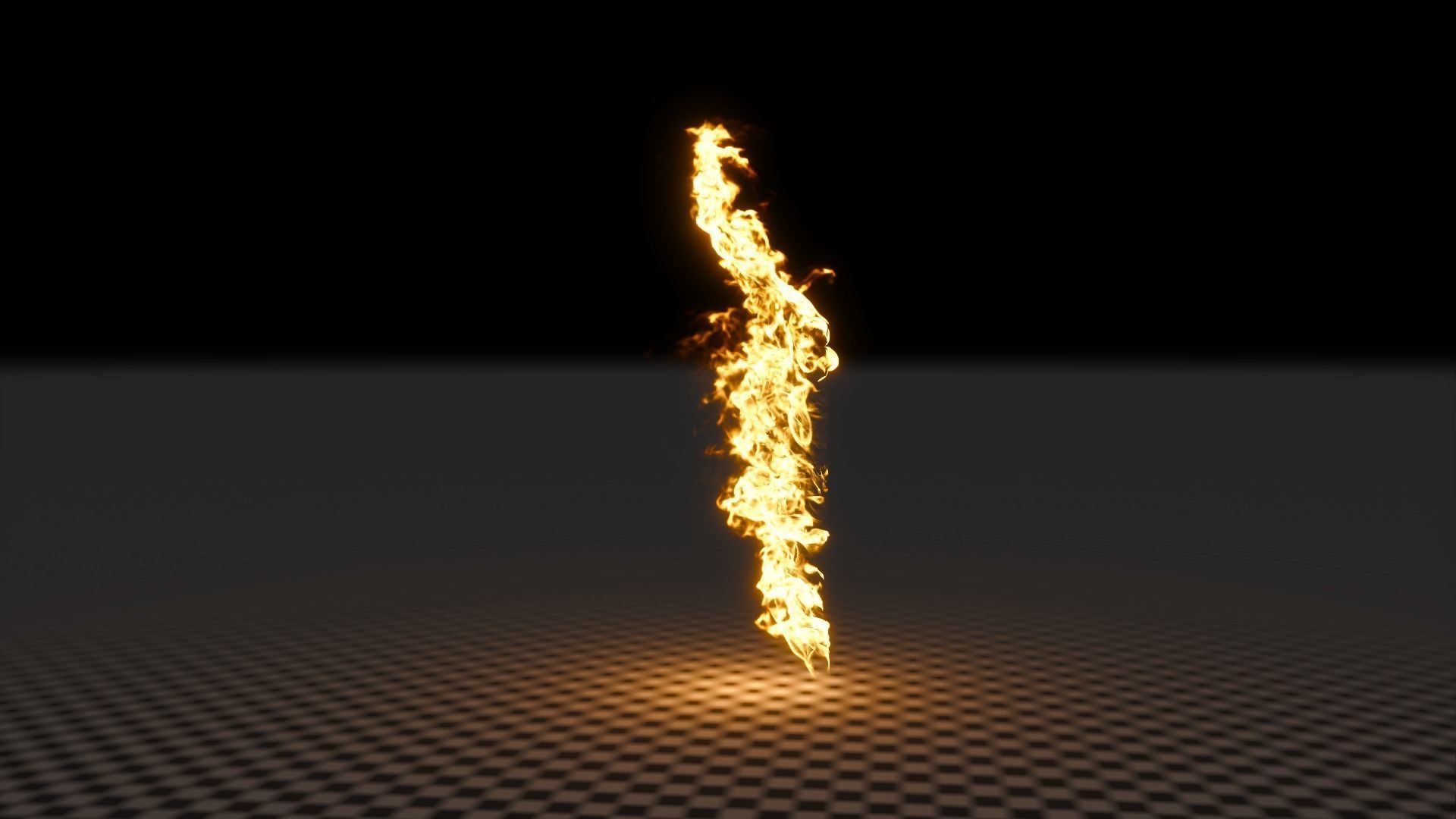 3D Fence Post Fire 3D model animated | CGTrader