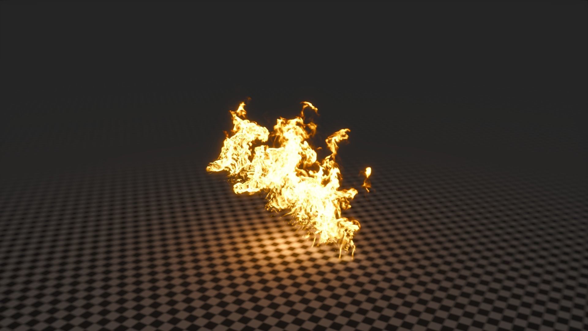 3D Fire flame 3D model animated | CGTrader