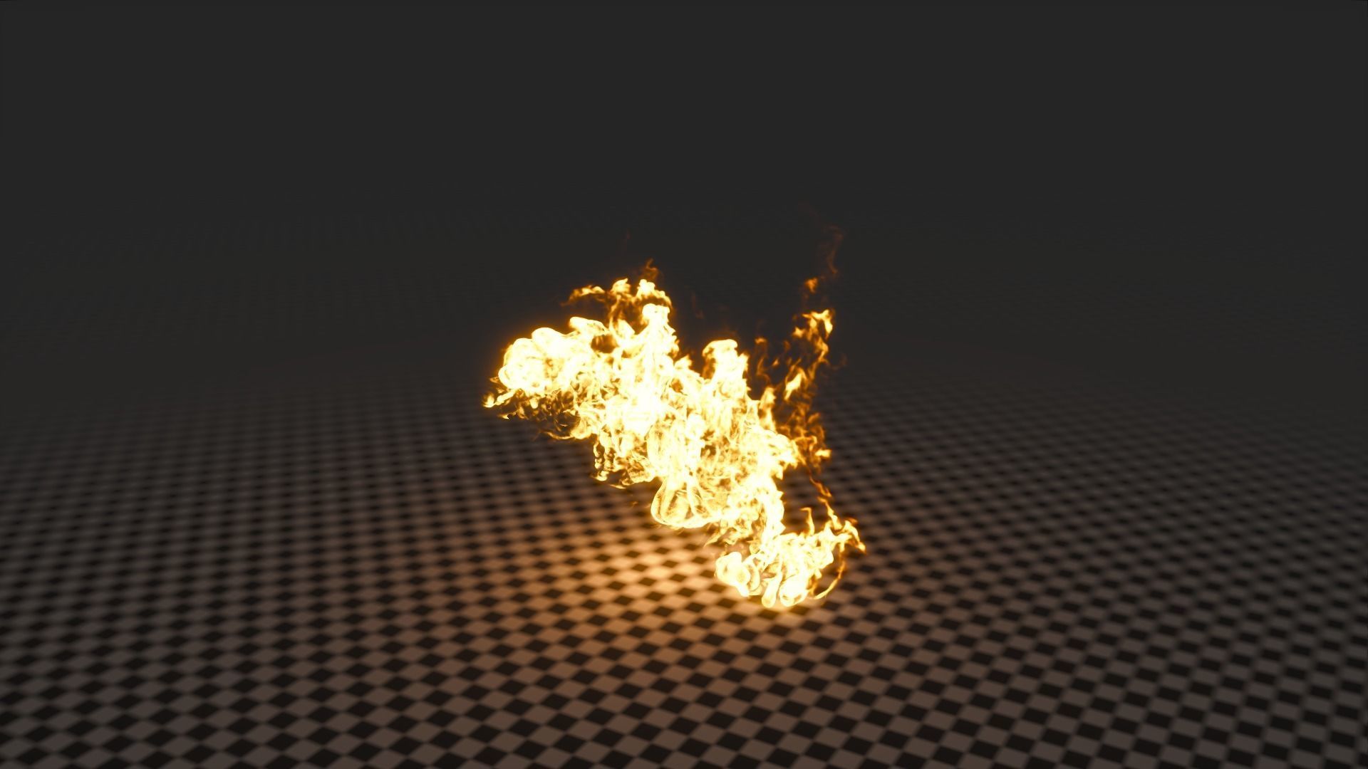 3D Fire flame 3D model animated | CGTrader