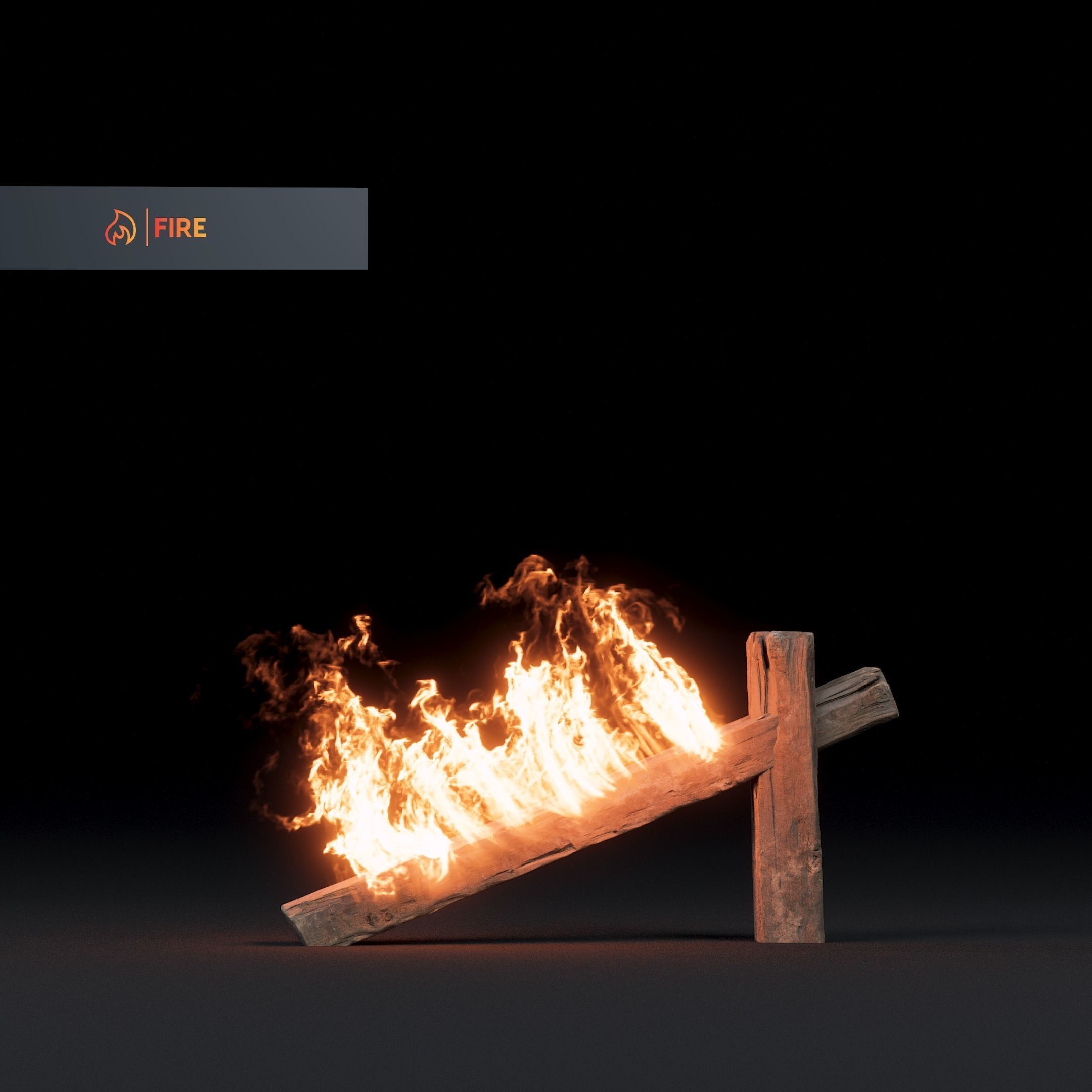3D Fire flame 3D model animated | CGTrader