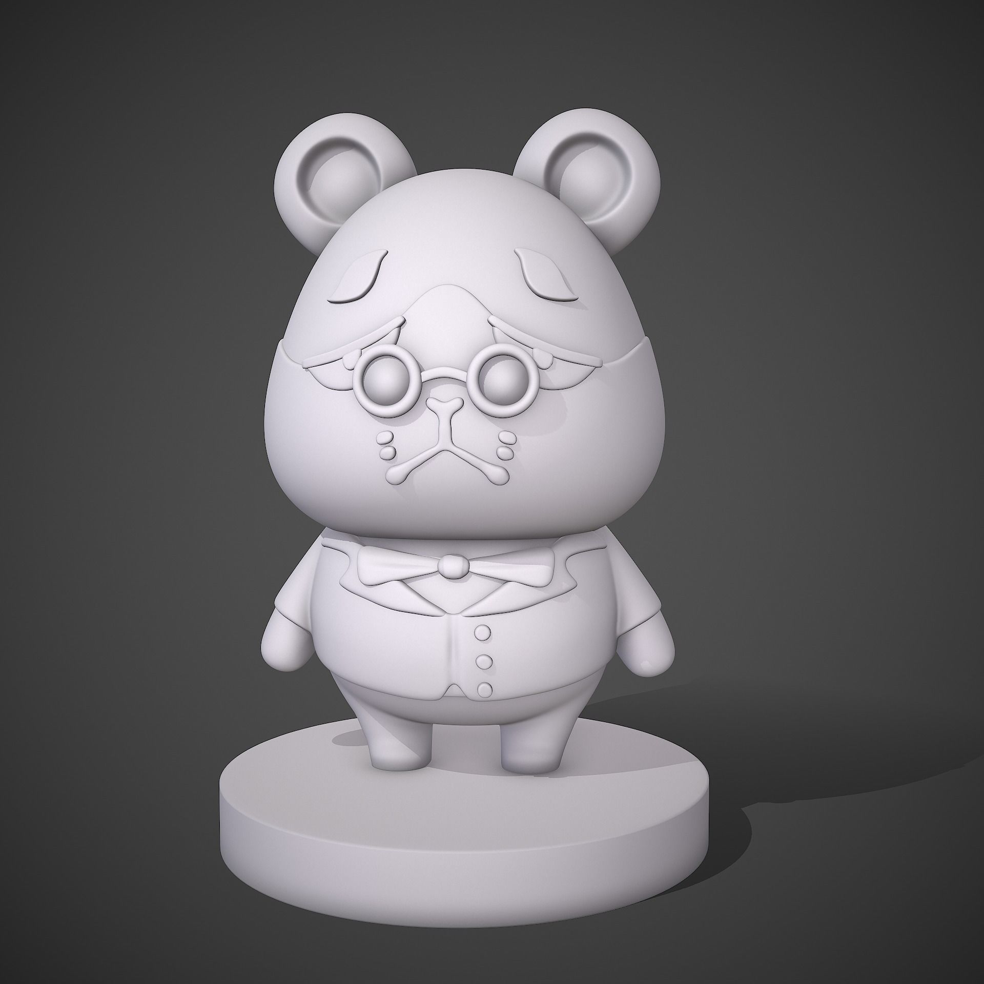 MARLO - MARIO - ANIMAL CROSSING HAMSTER 3D model 3D printable | CGTrader