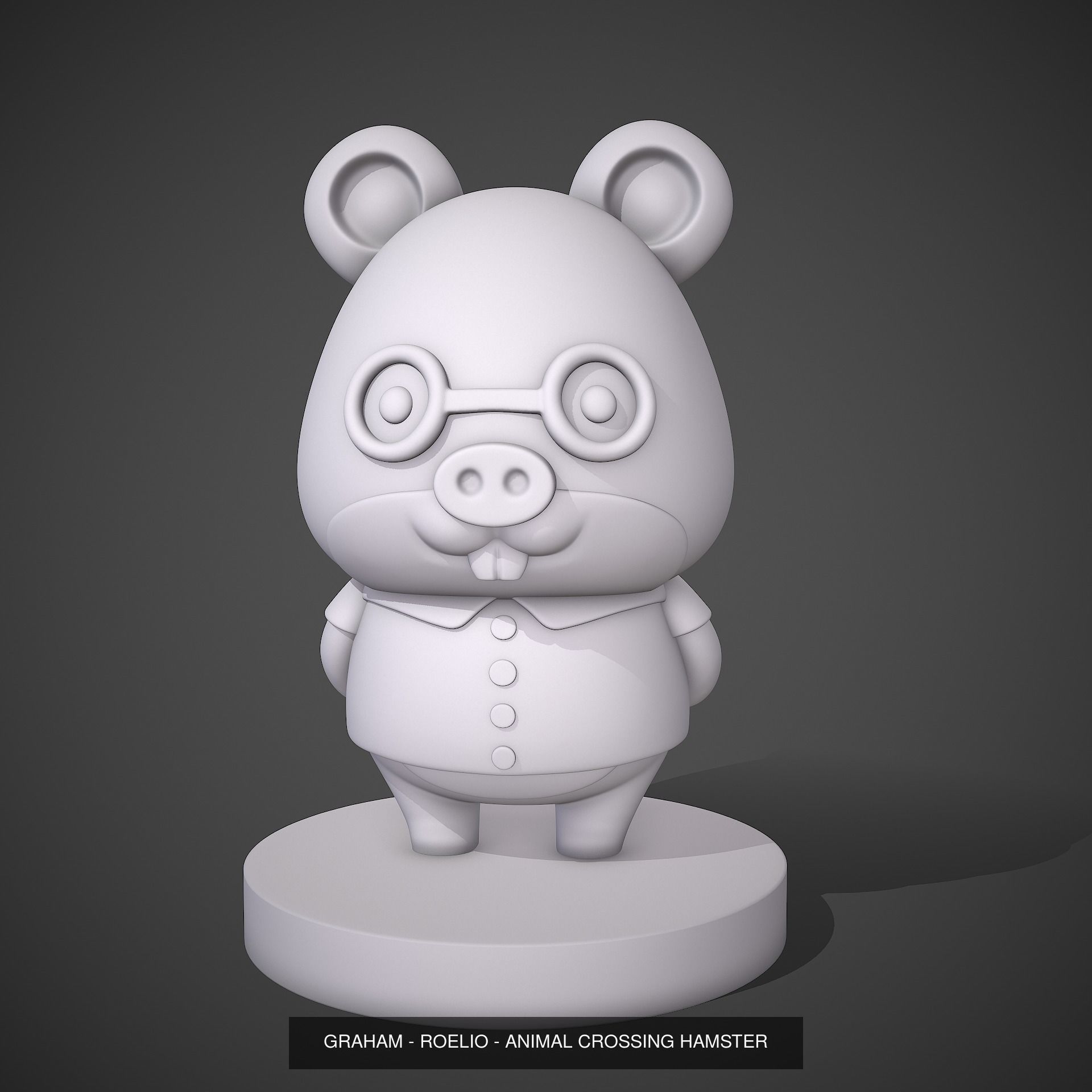 ANIMAL CROSSING - FULL HAMSTER COLLECTION 9 | CGTrader