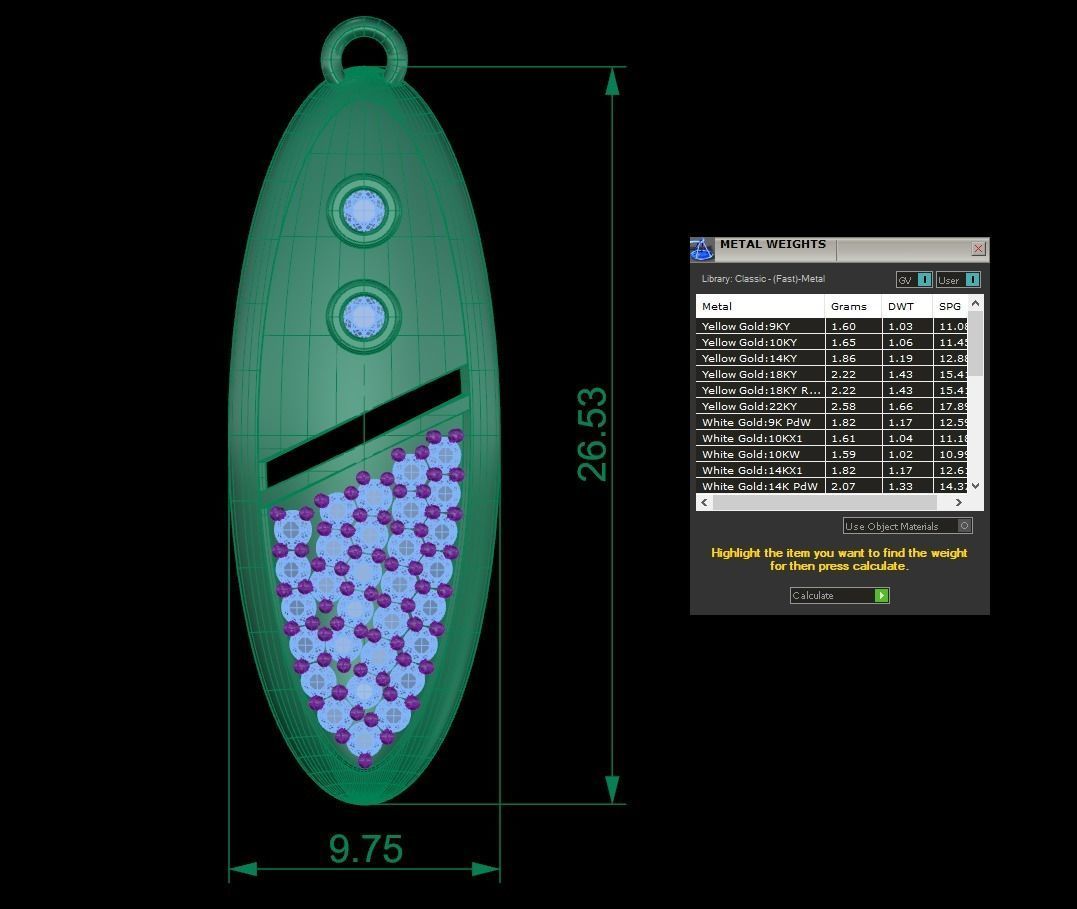 pendant and their loops new design 3D model 3D printable | CGTrader
