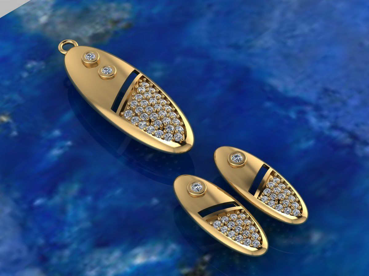 pendant and their loops new design 3D model 3D printable | CGTrader