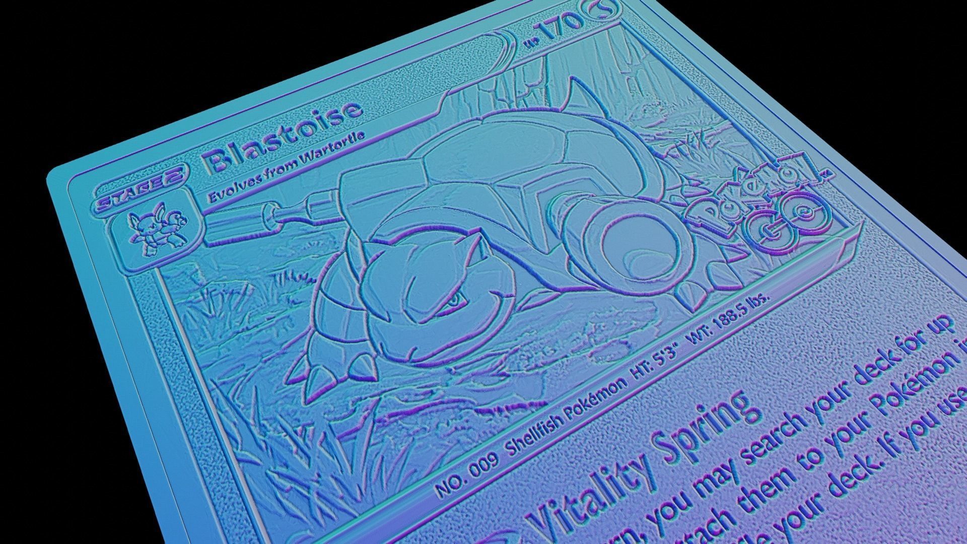 Blastoise Pokemon Go 3D model 3D printable | CGTrader