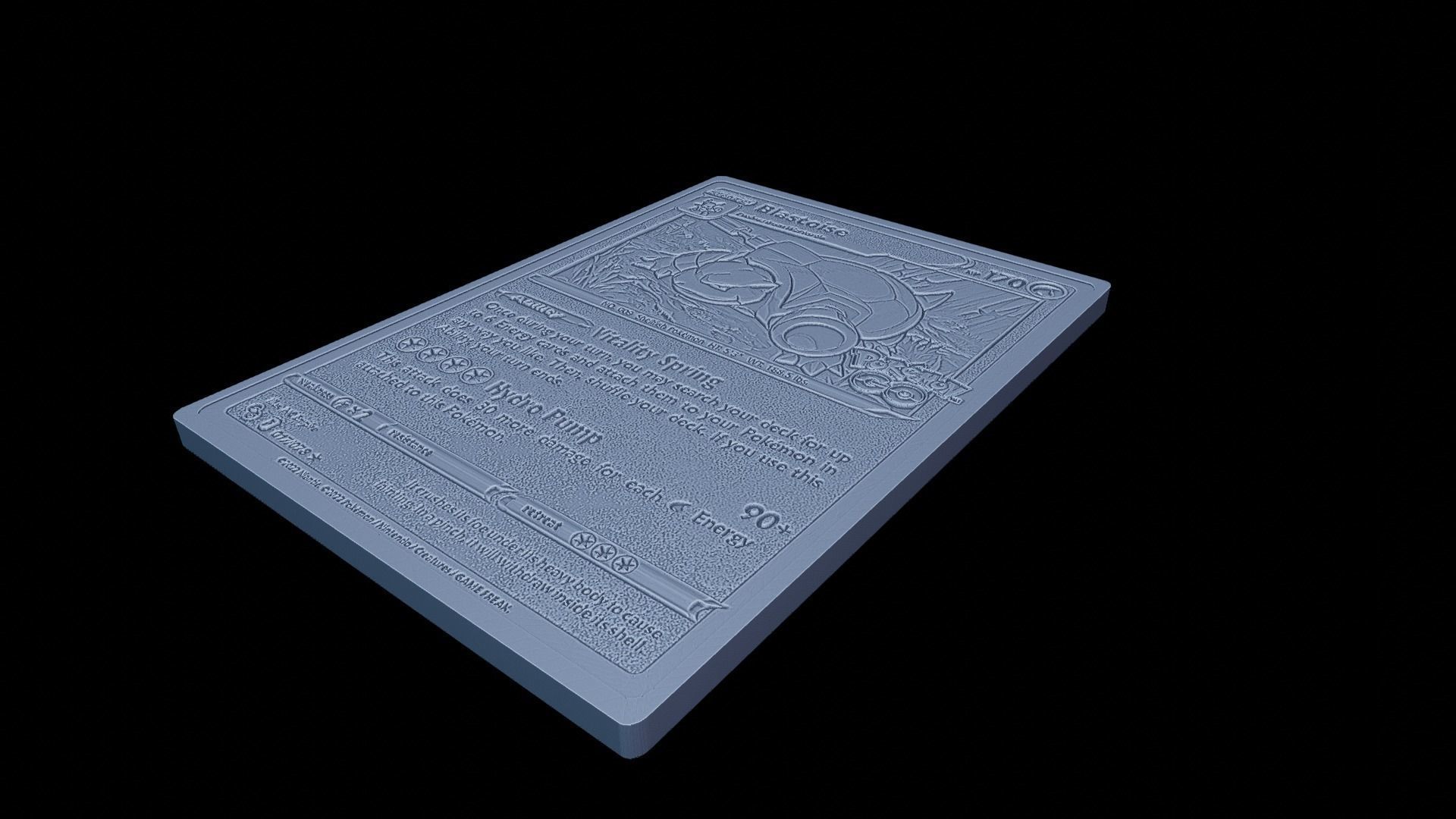 Blastoise Pokemon Go 3D model 3D printable | CGTrader