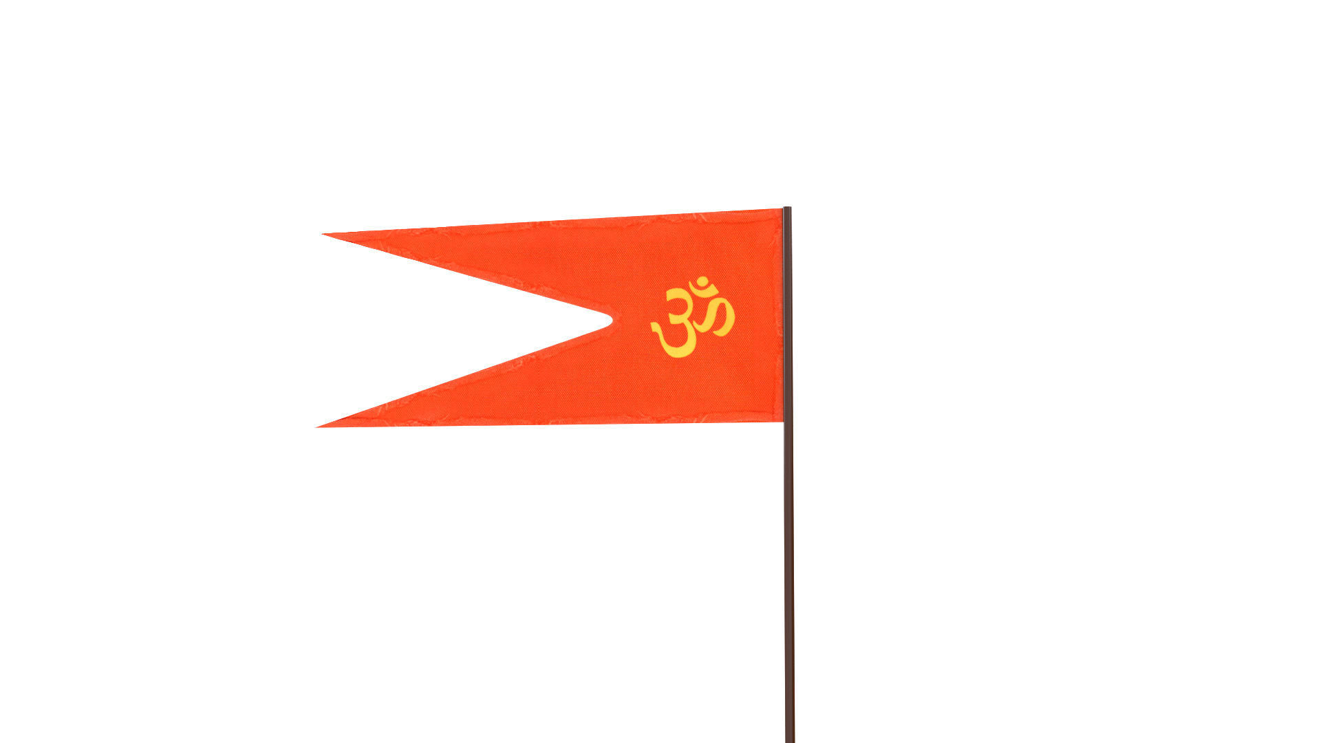 Om Flag 3D model | CGTrader