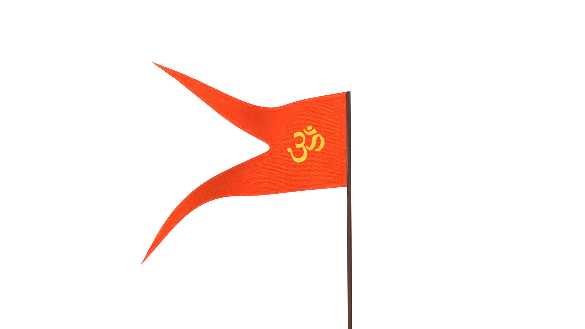 Om Flag 3D model | CGTrader