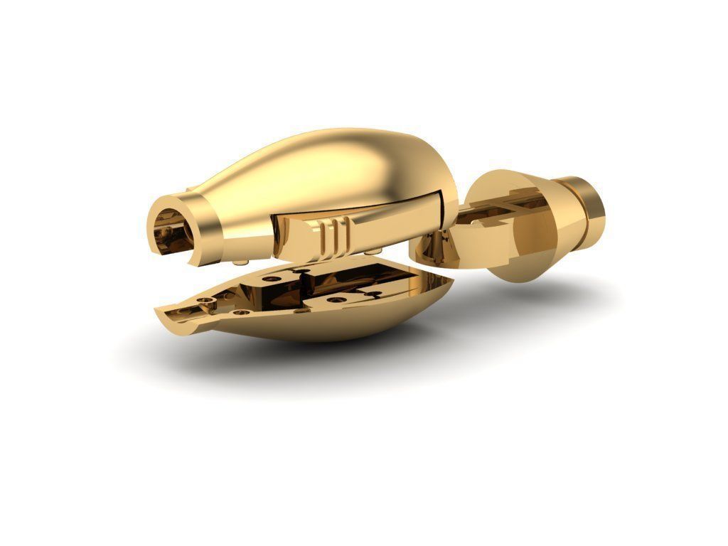 5 size New chain LOCK just STL 3D model | CGTrader