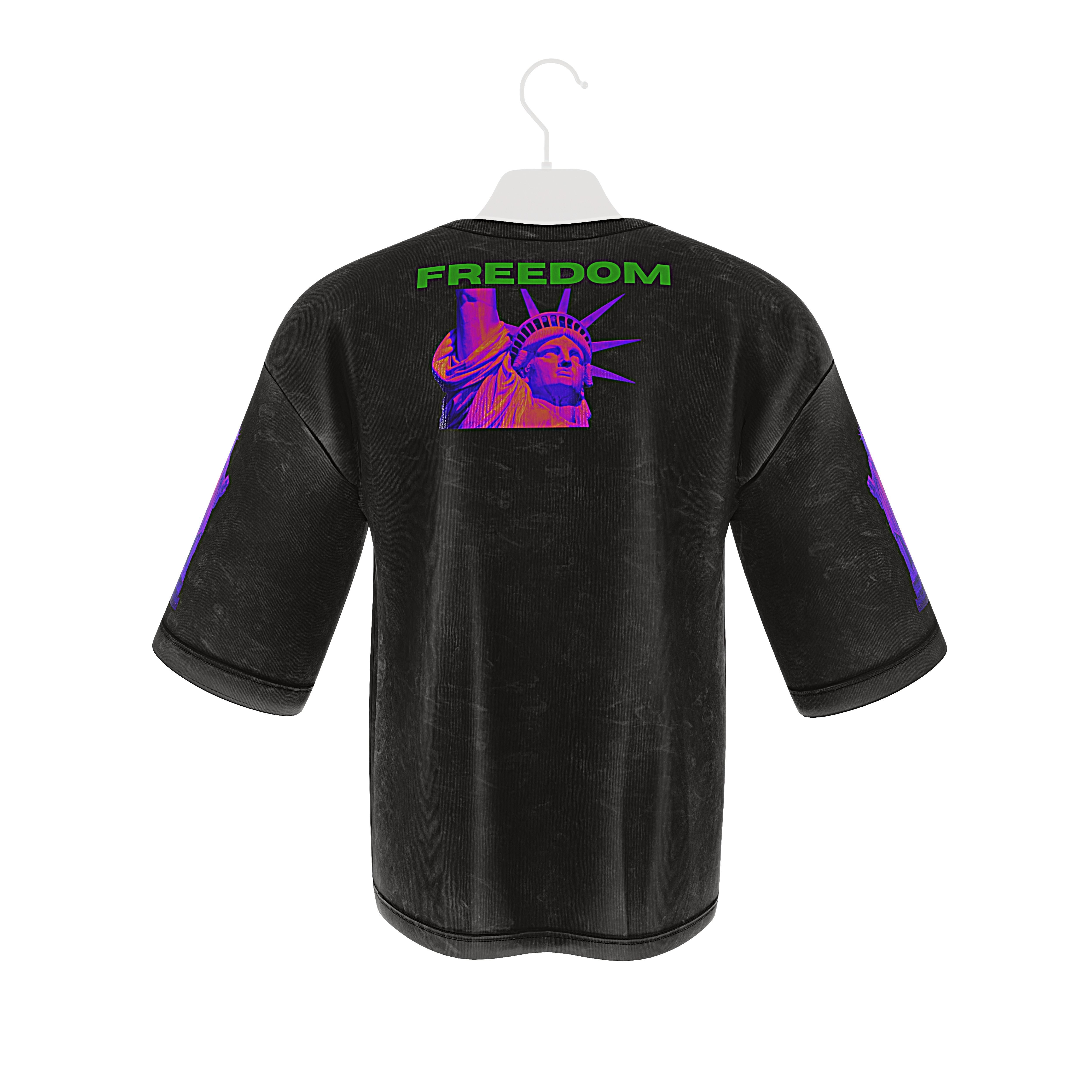 3D model Streetwear 3D T-Shirt - Freedom 01 - Wolves Studio VR / AR ...