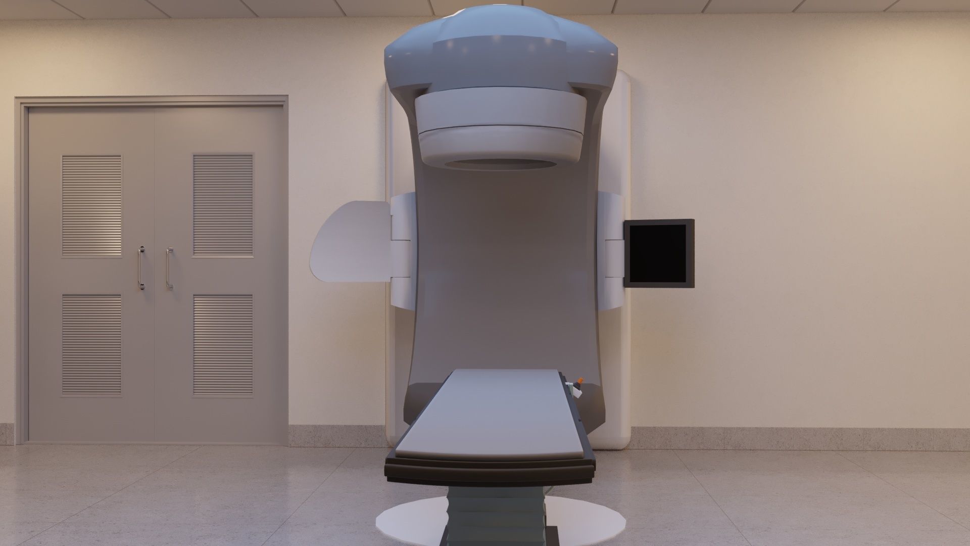 Hospital linear accelerator Room 3d model 3D model | CGTrader