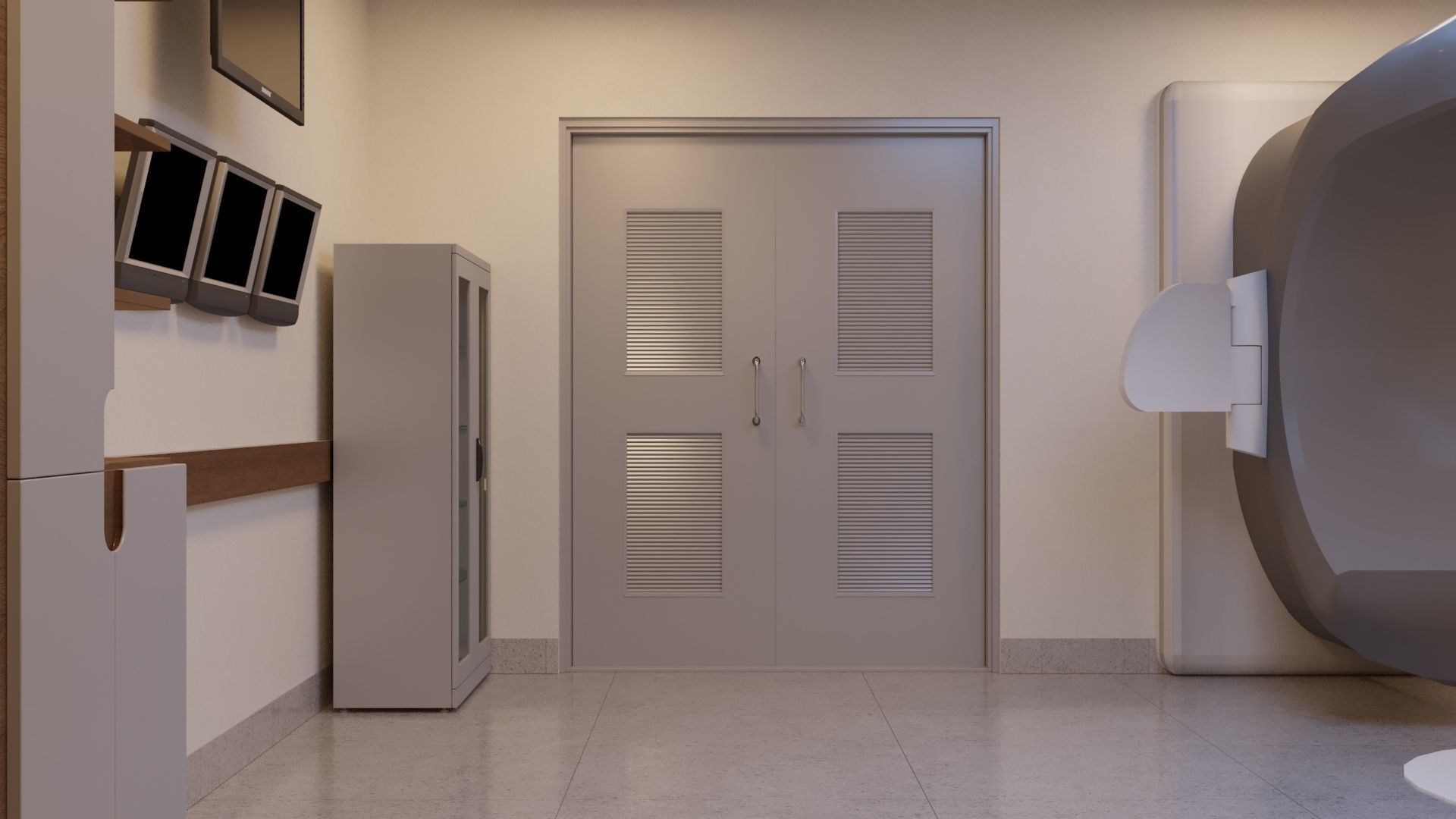 Hospital linear accelerator Room 3d model 3D model | CGTrader