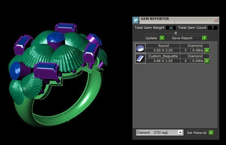 Rings 3D model 3D printable | CGTrader
