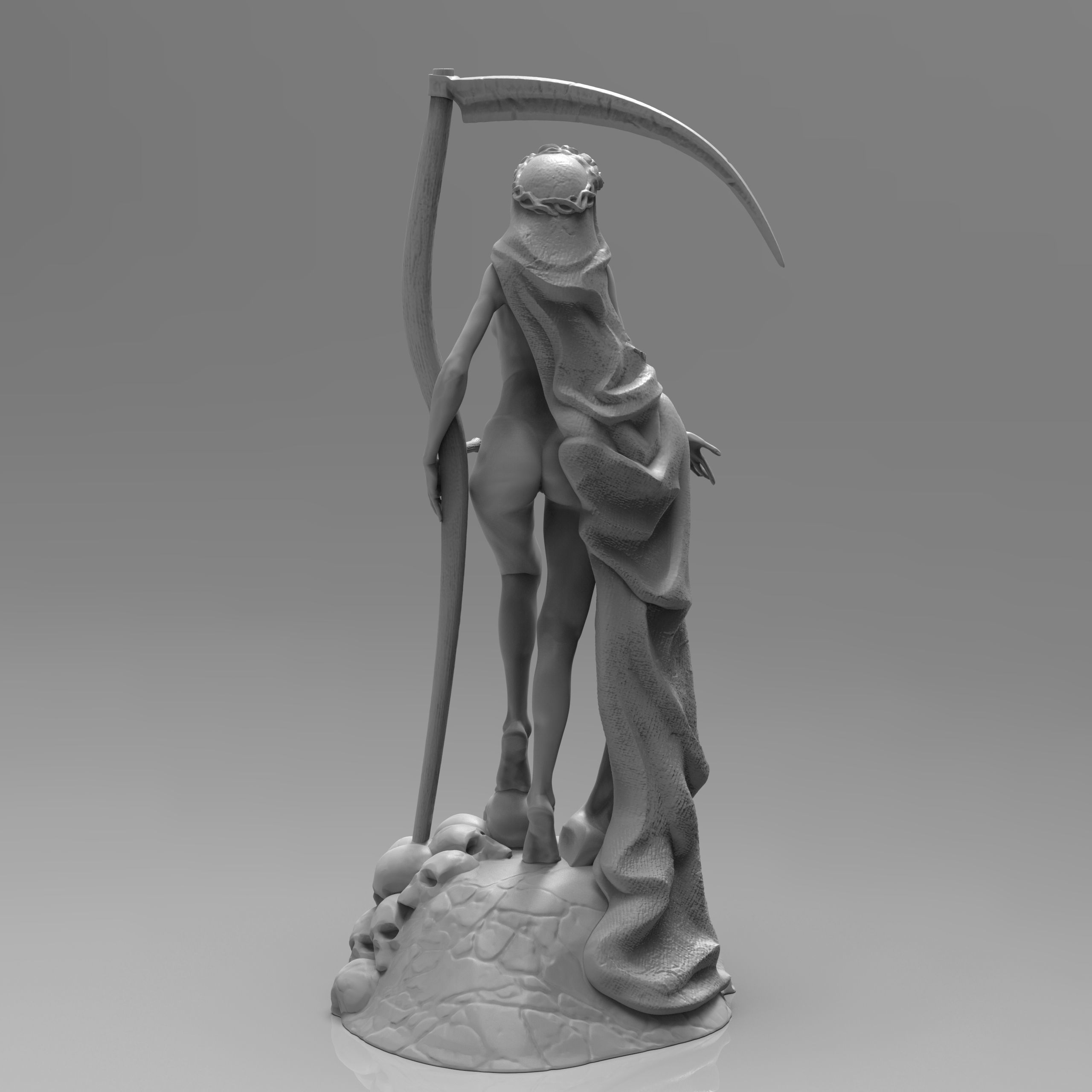 Death Printable Figurine 3D model 3D printable | CGTrader