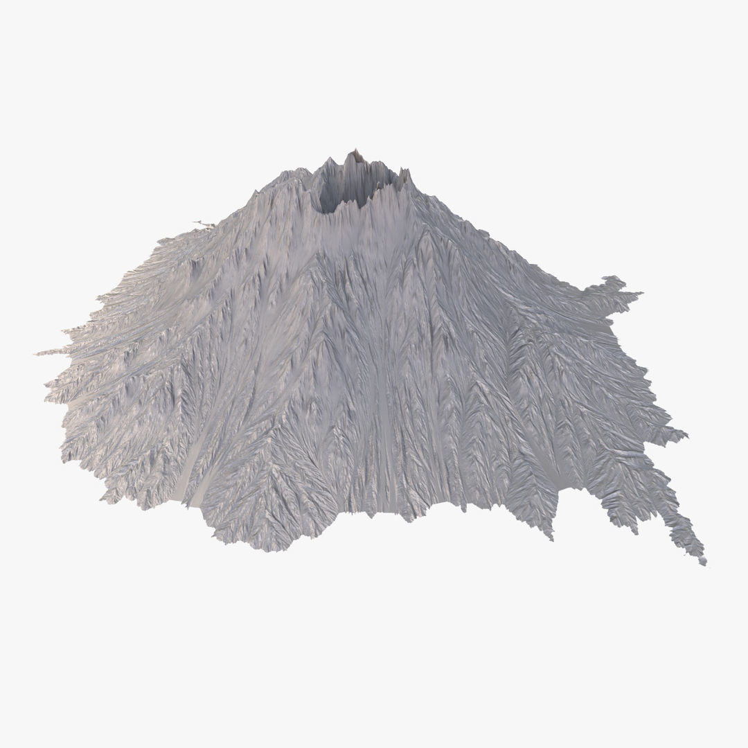 Volcano mountain 3D model | CGTrader