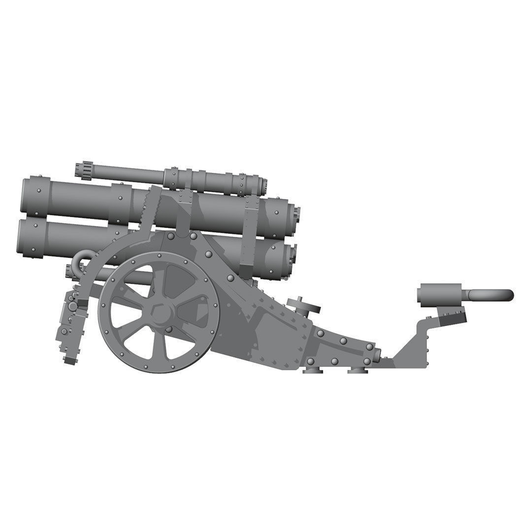 Imperial heavy quad cannon 32mm scale Artillery 3D model 3D printable ...