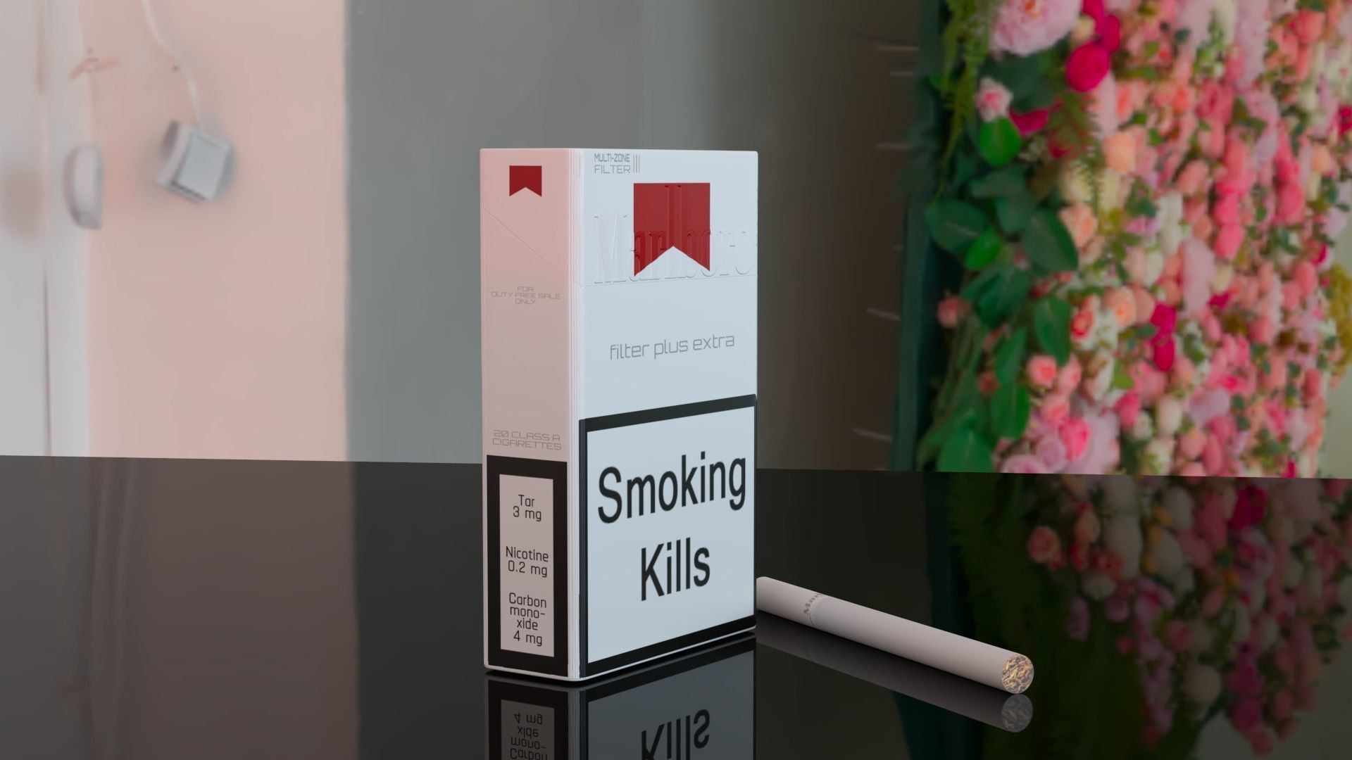 3D model Marlboro Filter Plus Extra cigarettes 3D Model VR / AR / low ...