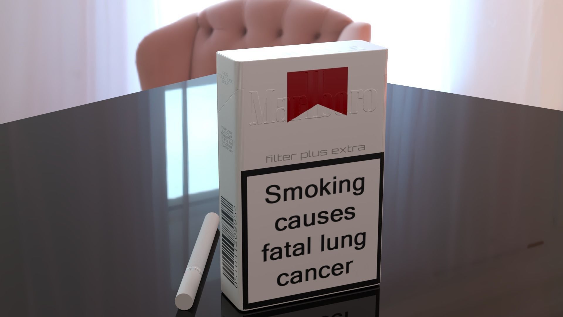 3D model Marlboro Filter Plus Extra cigarettes 3D Model VR / AR / low ...