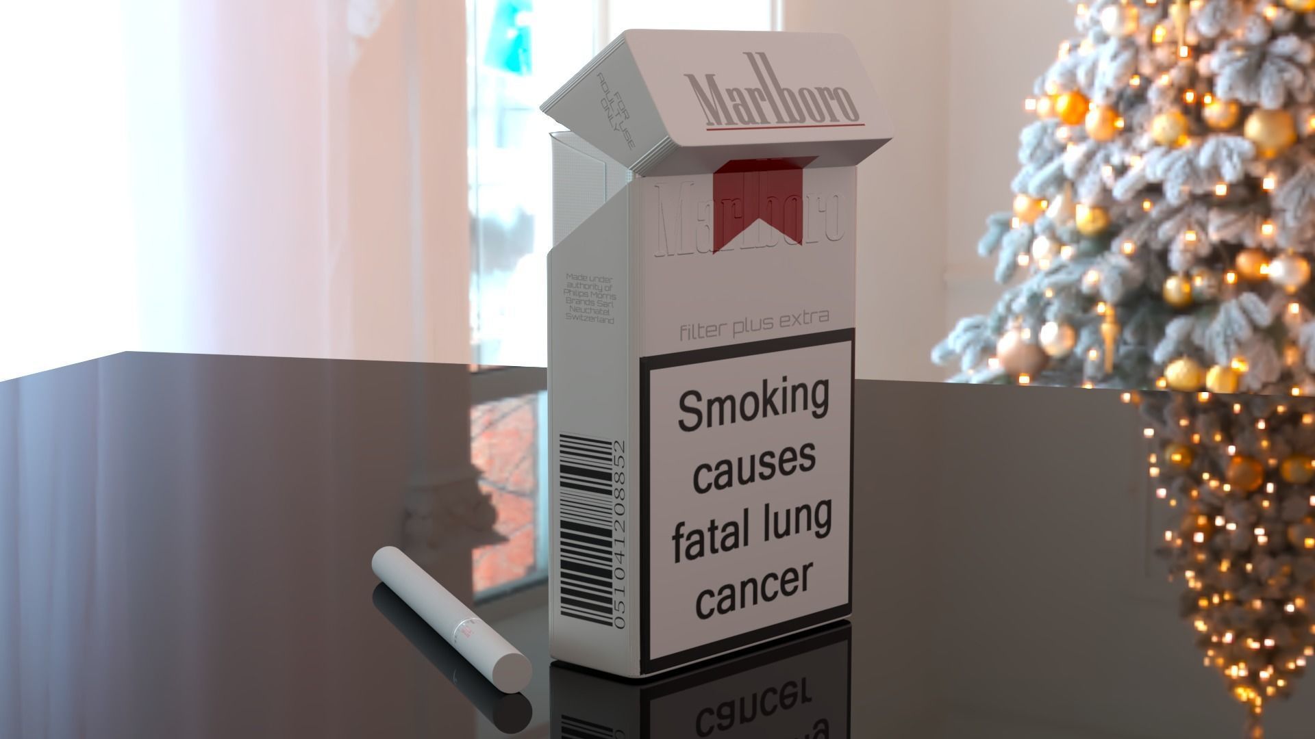 3D model Marlboro Filter Plus Extra cigarettes 3D Model VR / AR / low ...