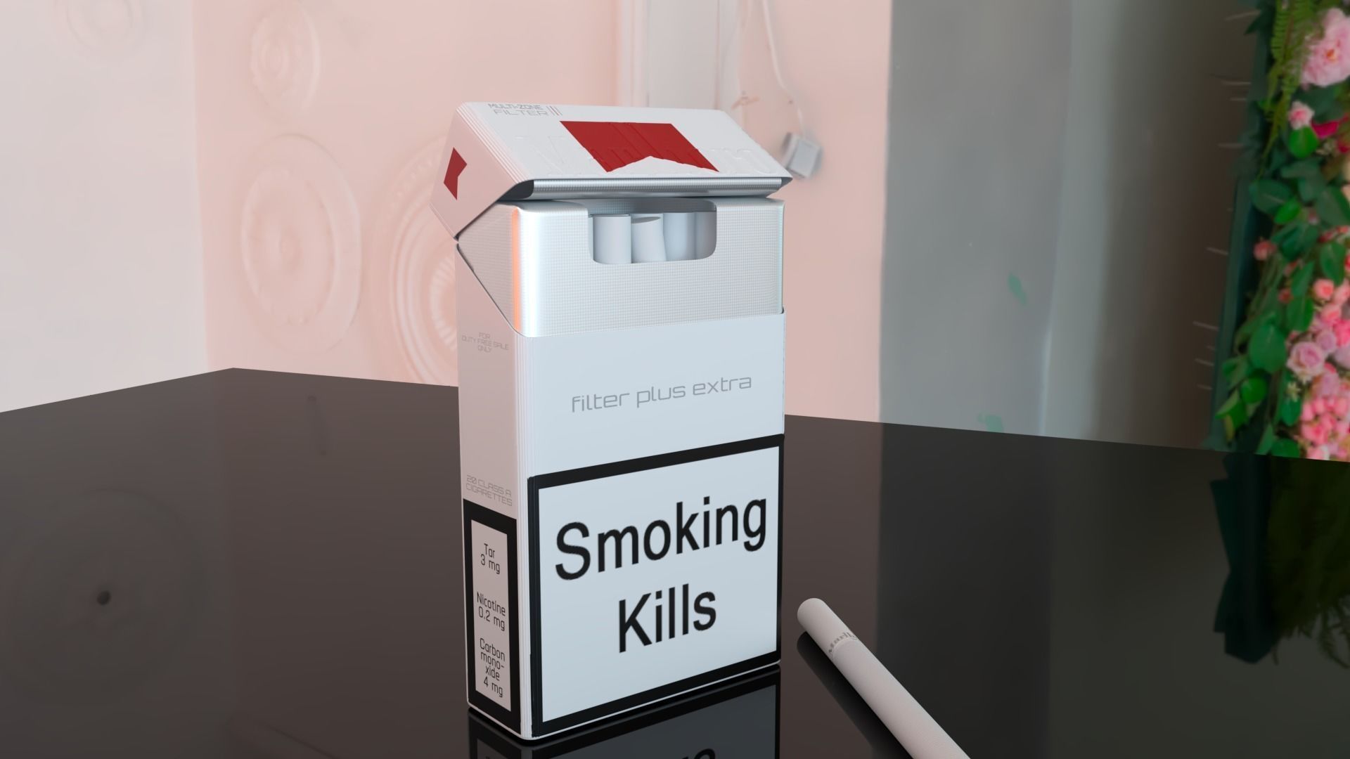 3D model Marlboro Filter Plus Extra cigarettes 3D Model VR / AR / low ...