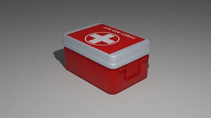 3D model First Aid Kit VR / AR / low-poly | CGTrader