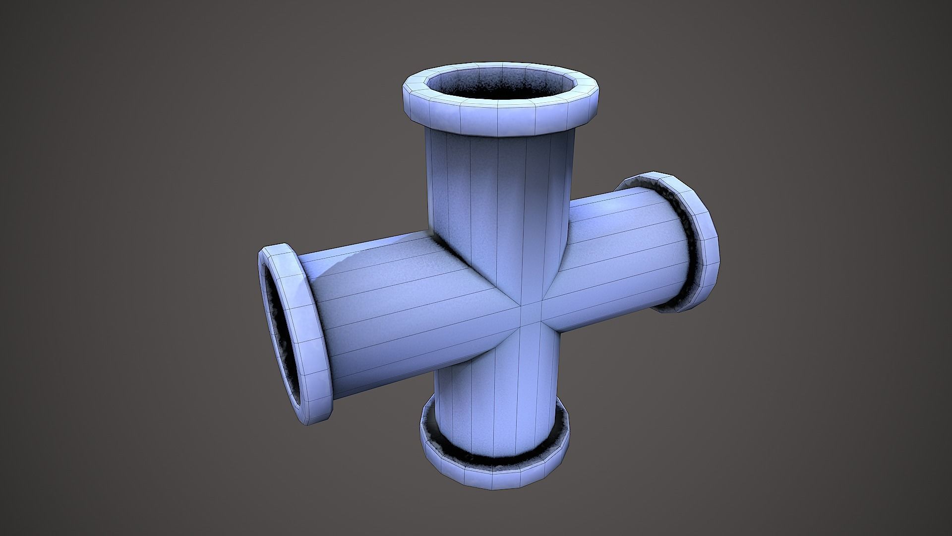 3D model MODULAR PIPES CARTOON STYLIZED VR / AR / low-poly | CGTrader