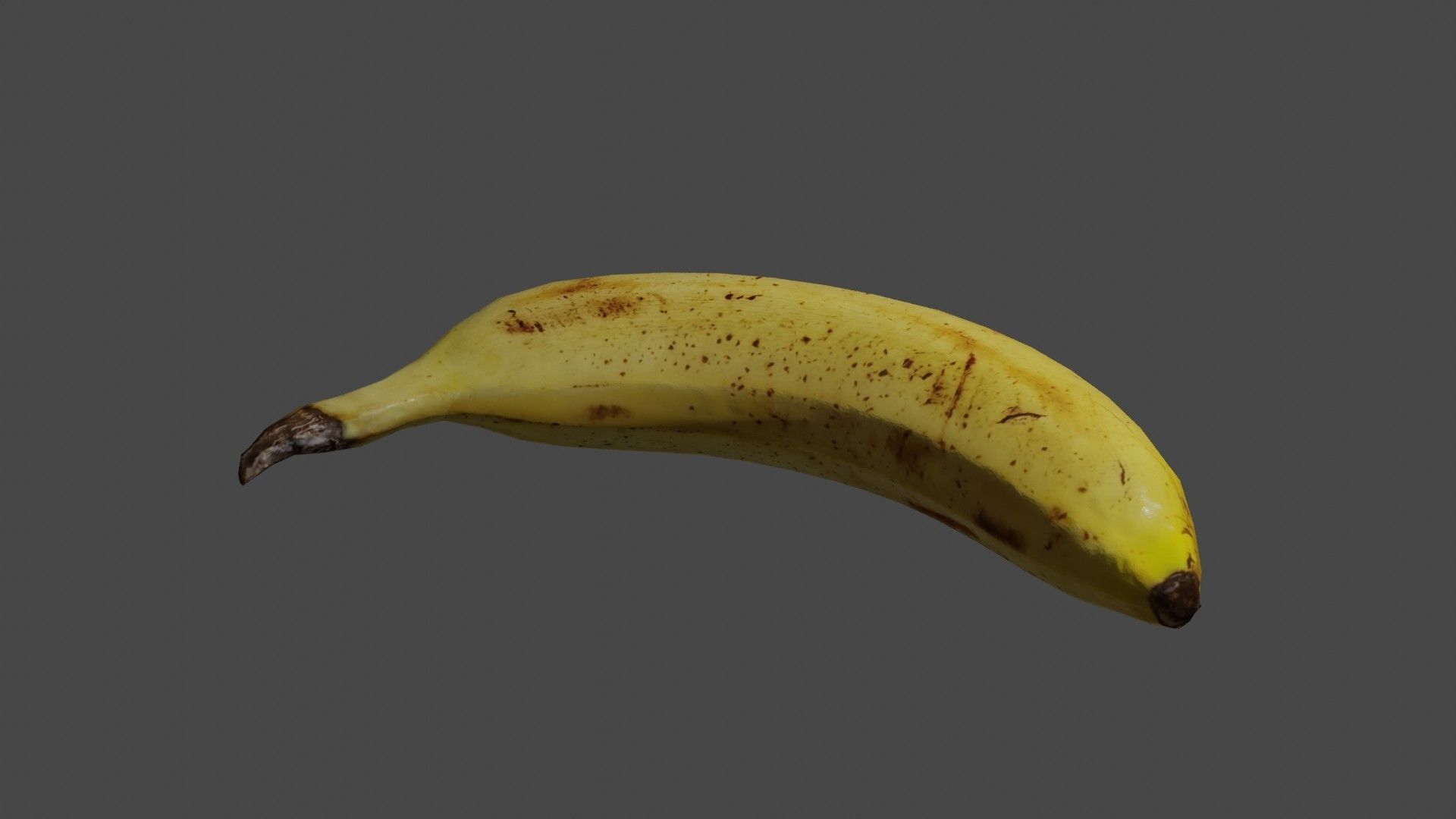 Realistic 4K Low-Poly Banana Scan Asset free VR / AR / low-poly 3D ...