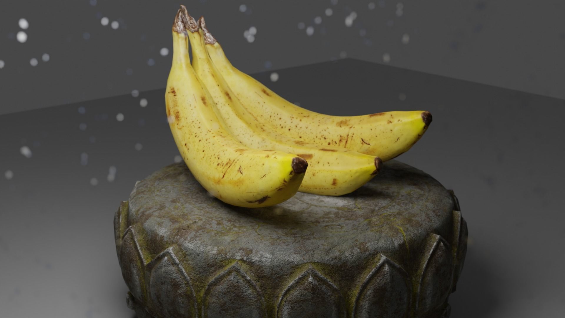 Realistic 4K Low-Poly Banana Scan Asset free VR / AR / low-poly 3D ...