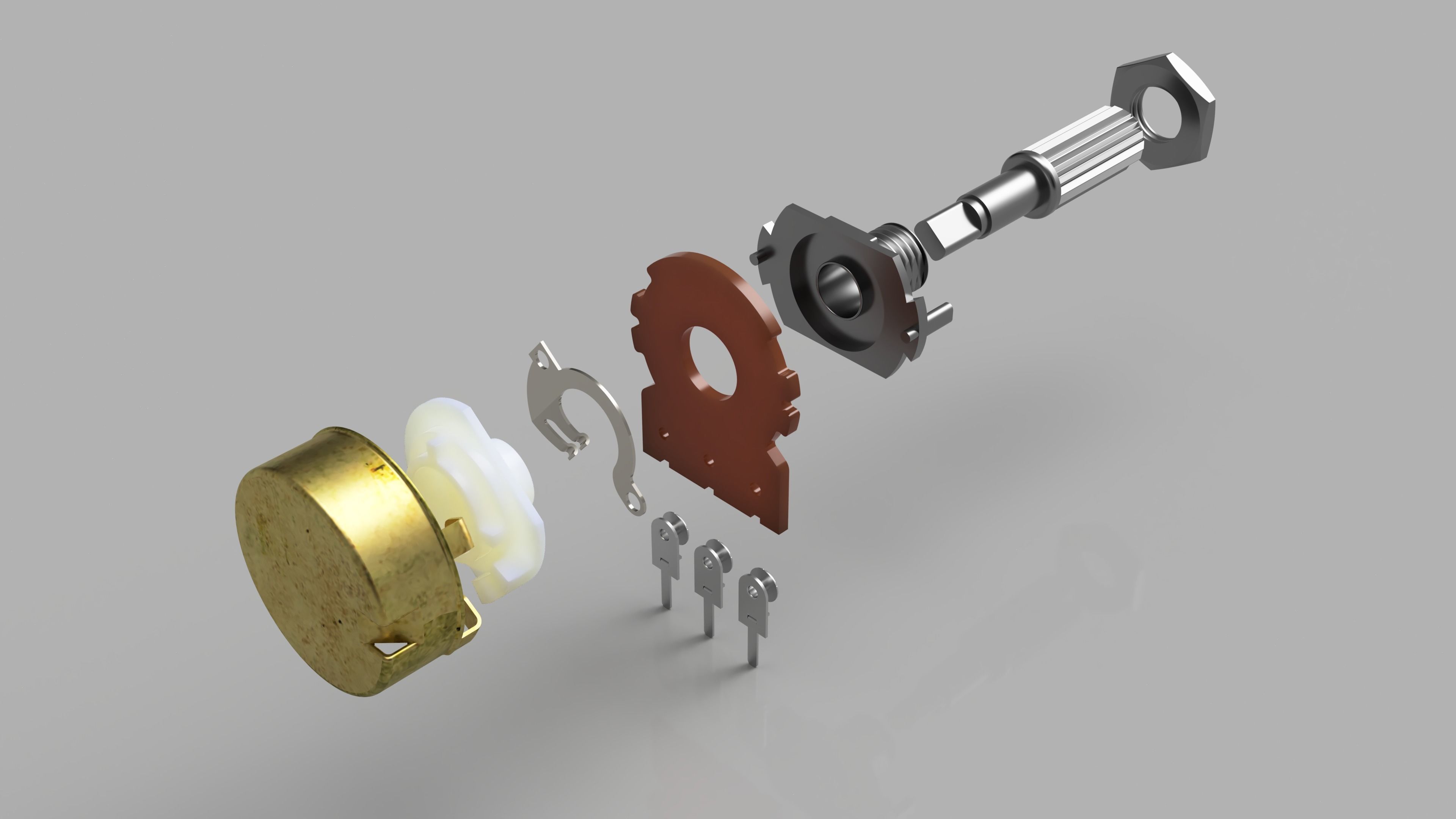 10K Potentiometer without PCB Board 3D model 3D printable | CGTrader