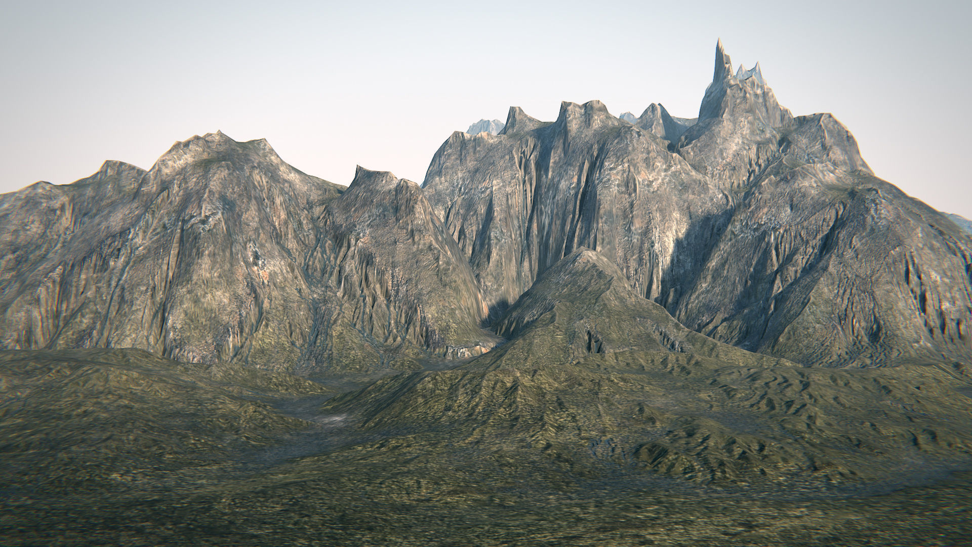 3D model Terrain 03 PBR VR / AR / low-poly | CGTrader
