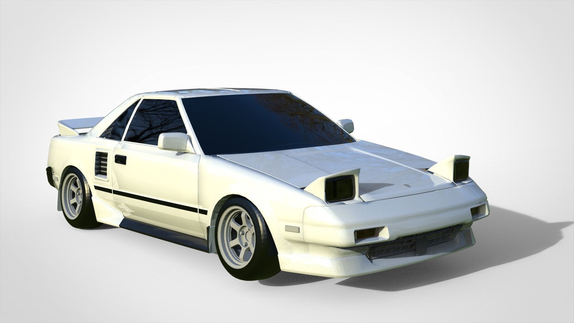 TOYOTA MR2 AW11 3D model 3D printable | CGTrader