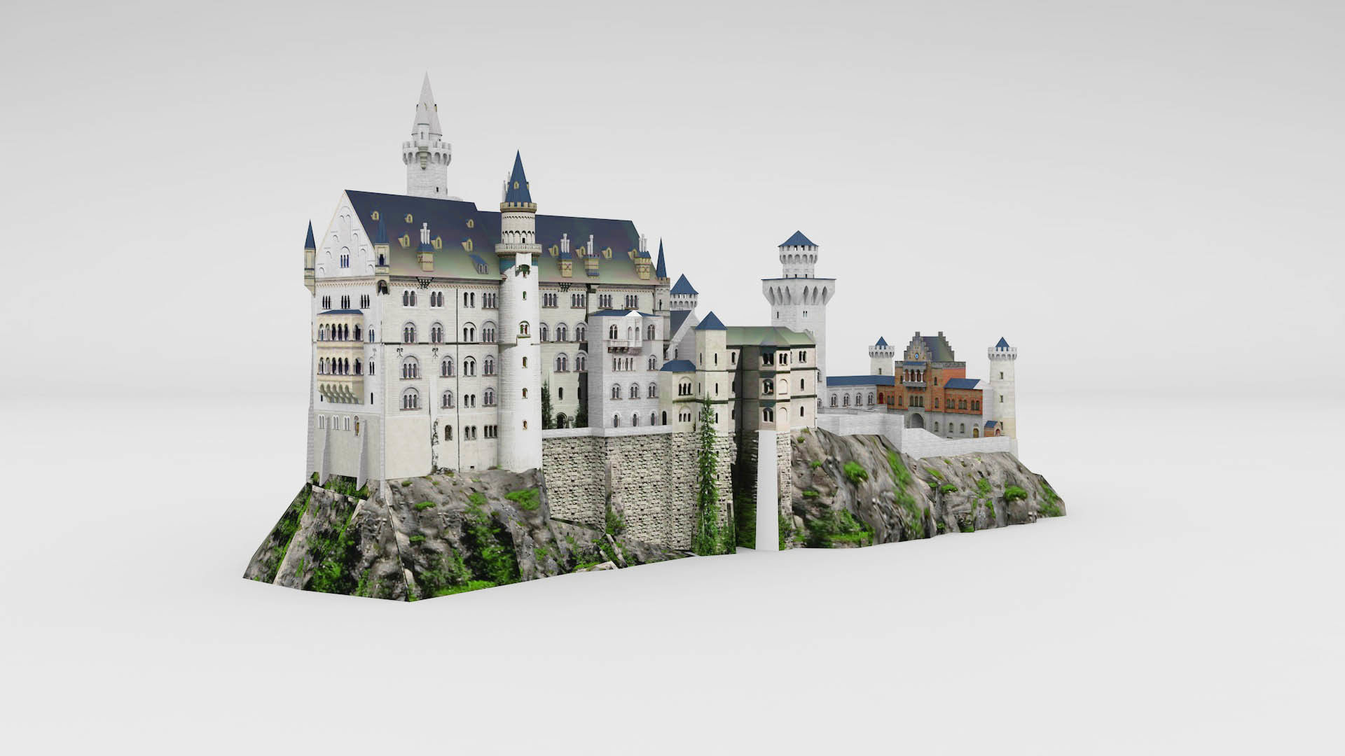 Schloss Neuschwanstein Castle 3D model | CGTrader
