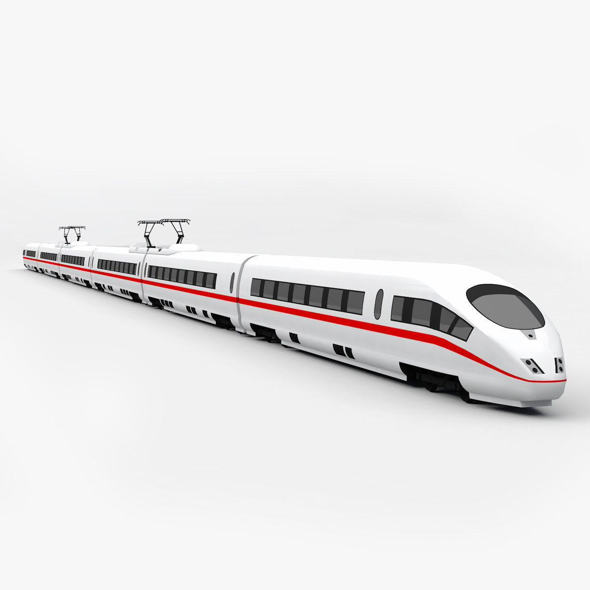 ICE 3 Train 3D model | CGTrader